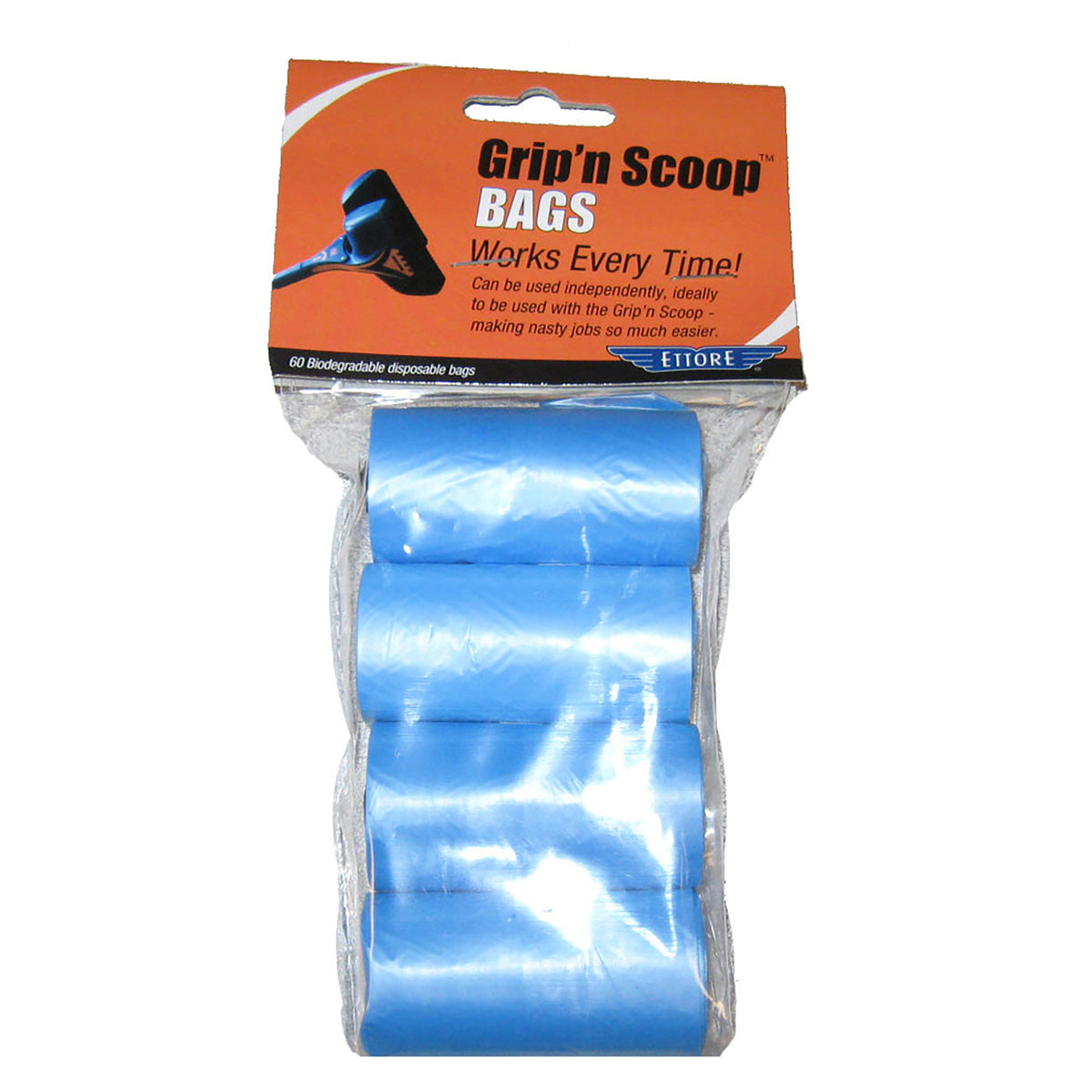 Ettore Grip’n Scoop Pet Waste Bags 60 Pack – Ettore Products Co